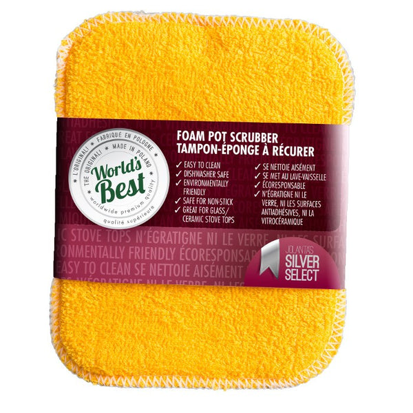 World's Best Pot Scrubber, Multicolour Original Flat - iQ living