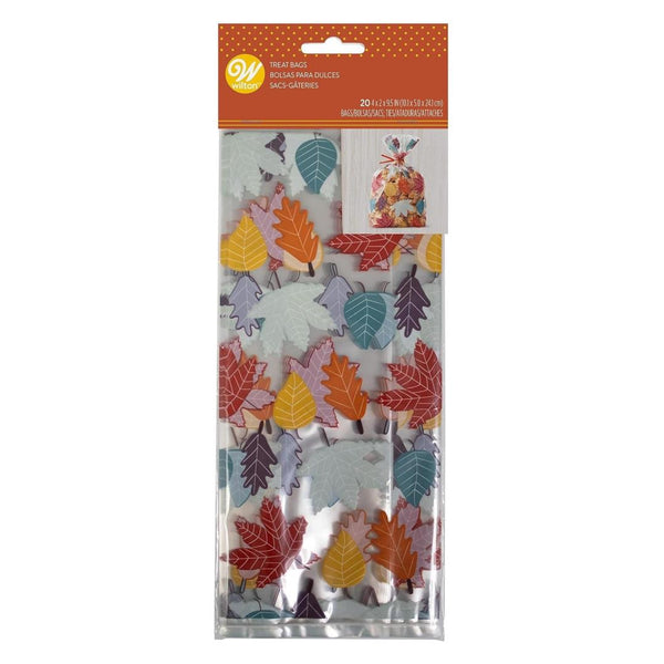 Wilton Fall Treat Bags 20 Pack - Autumn Leaves - iQ living
